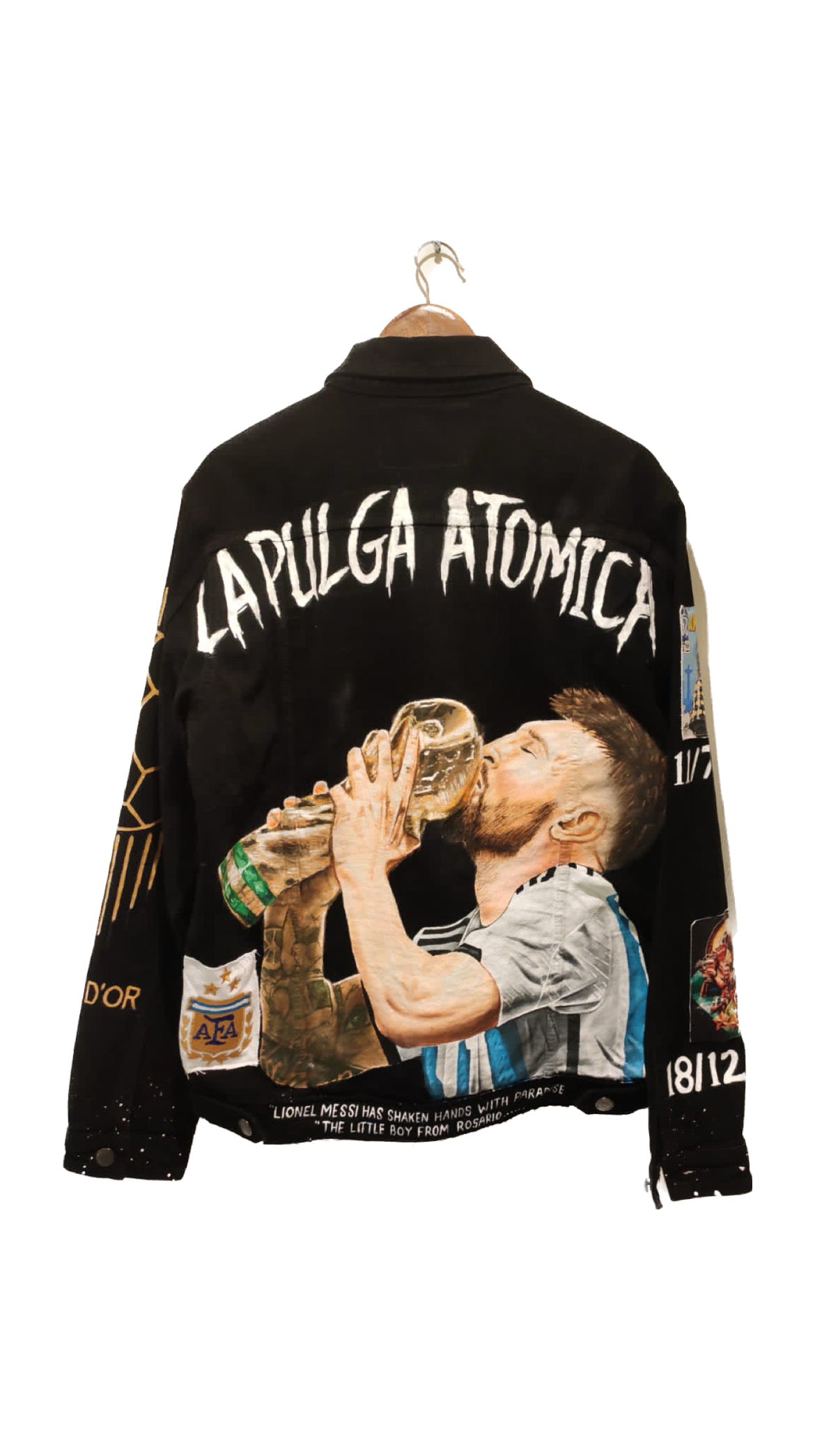 LIONEL MESSI 'DECADES IN THE MAKING' VALKYRE DENIM JACKET – Valkyre